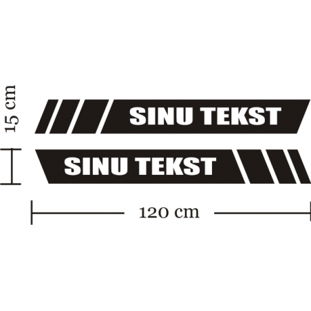 CAR SIDE DECAL WITH CUSTOM TEXT - 3M CAR STICKER, CAR AD, CAR ...